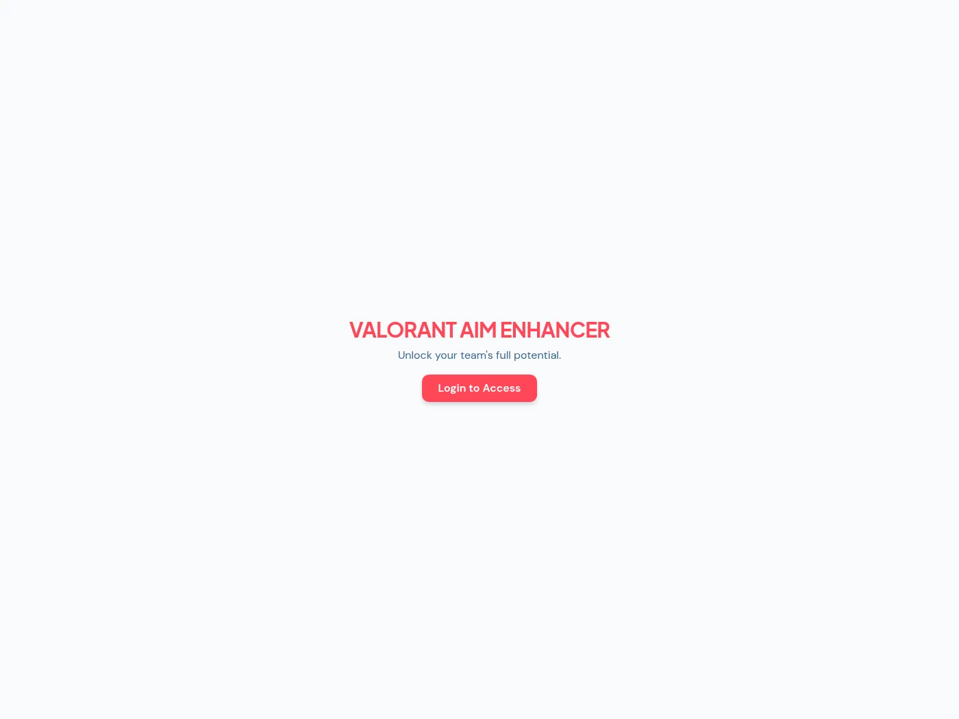 Valorant Aim Enhancer