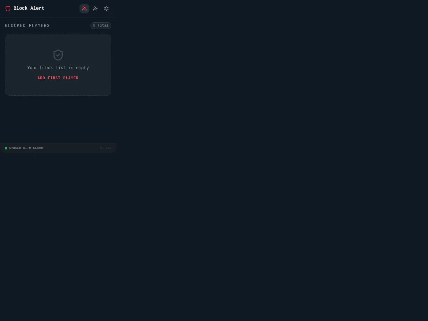 Valorant Block Alert