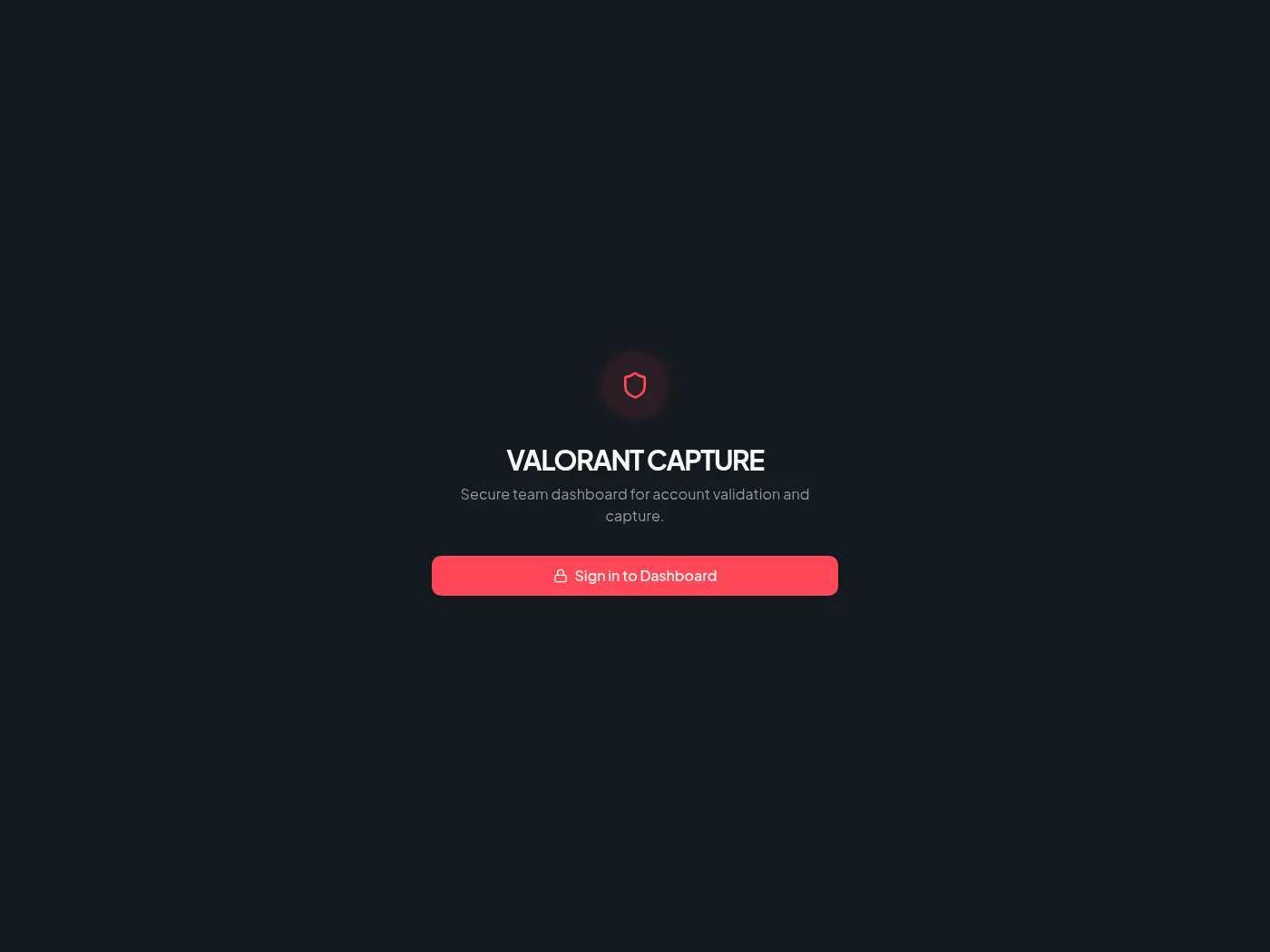Valorant Capture Dashboard