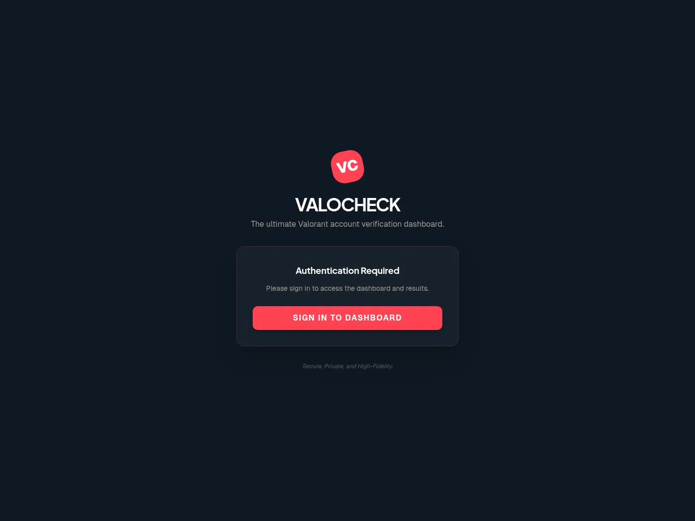Valorant Checker Dashboard
