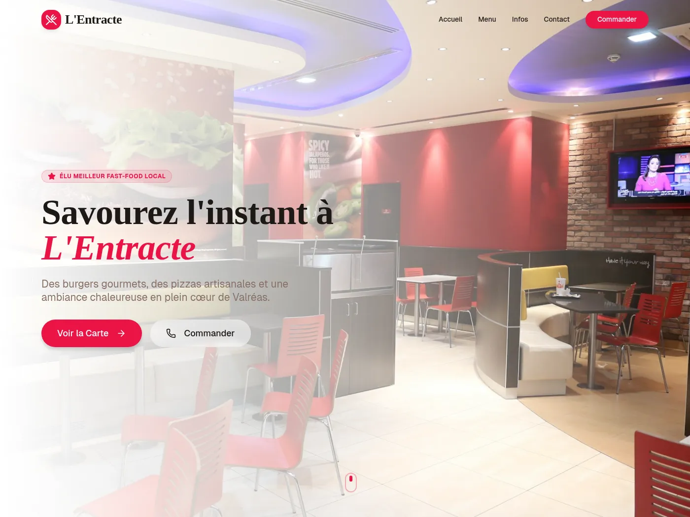 Valréas Bistro Site