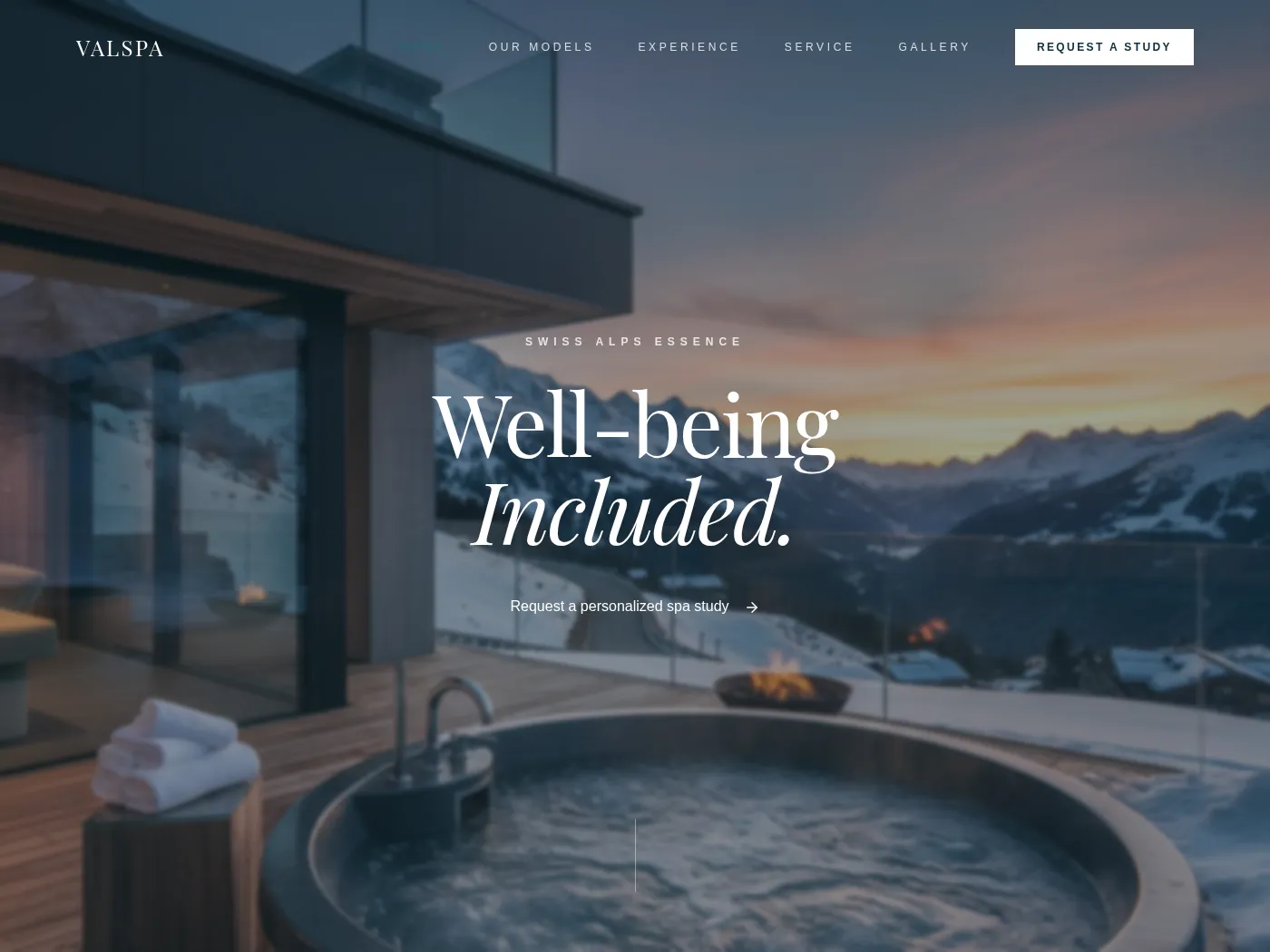 ValSpa Luxury Web Experience