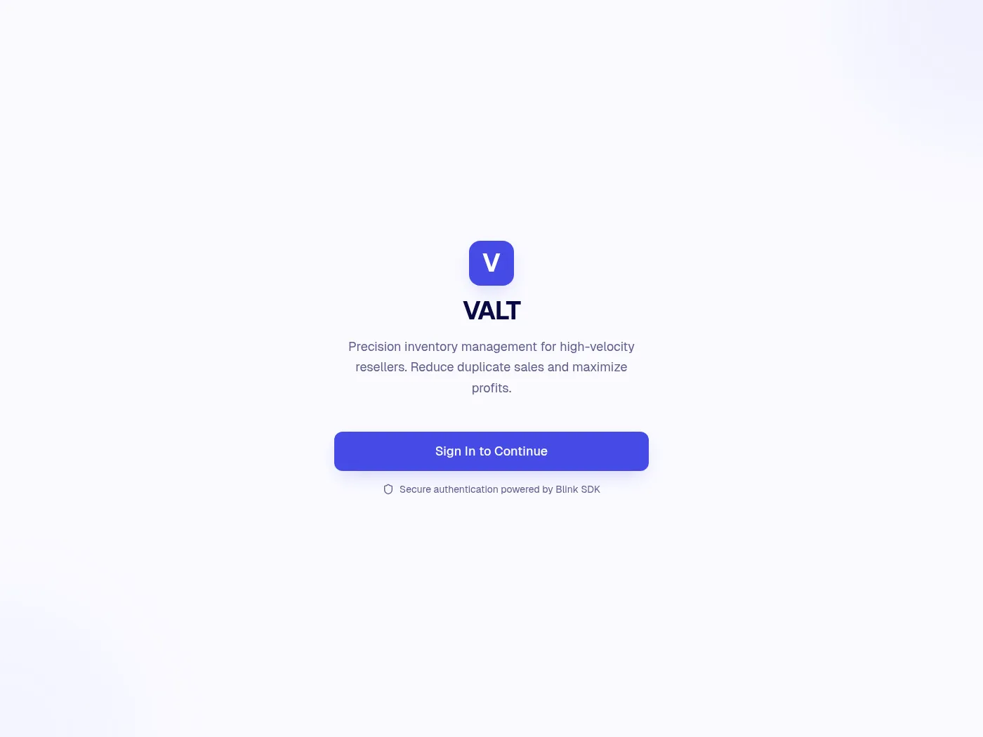VALT Reseller Dashboard