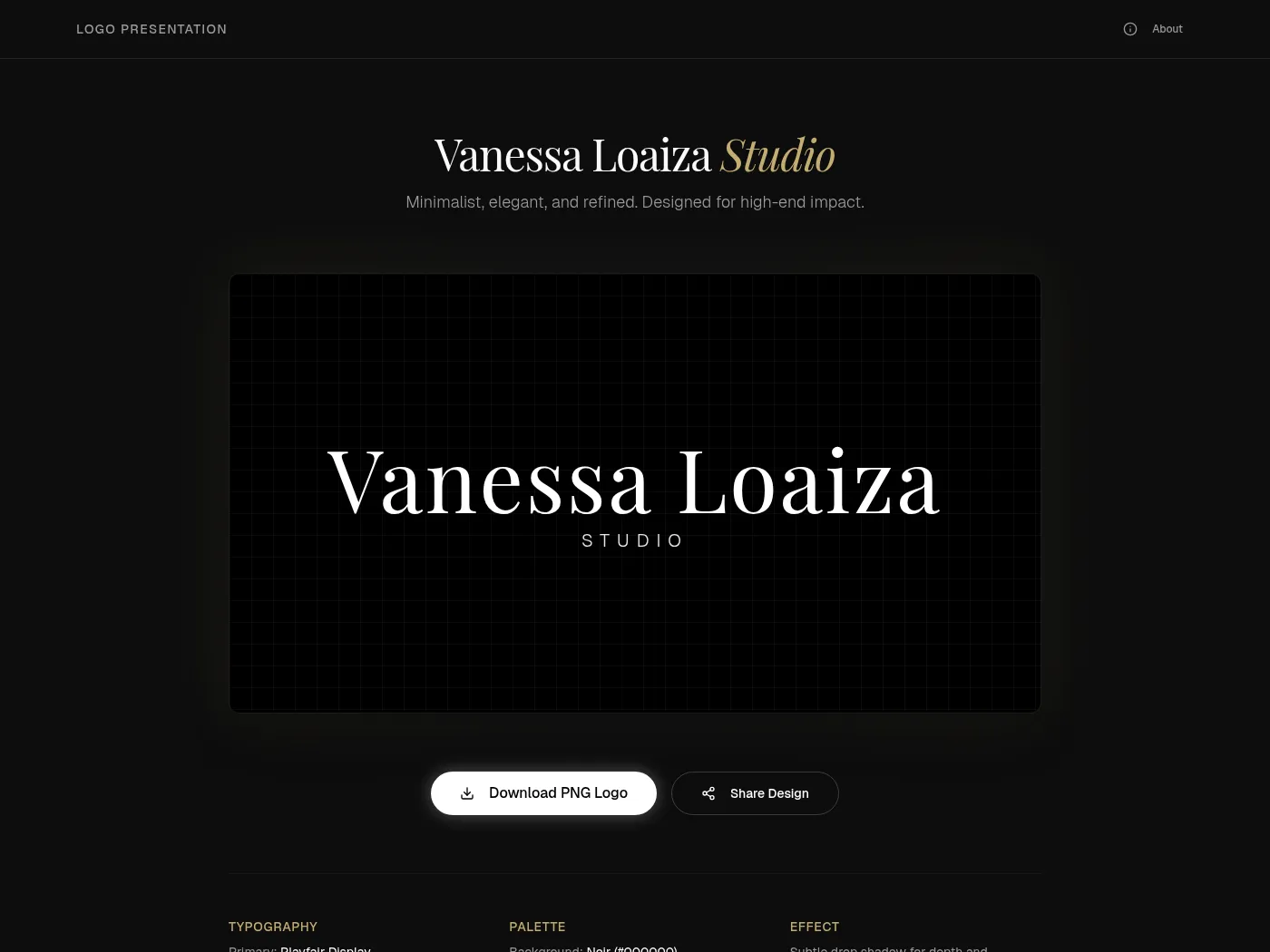 Vanessa Loaiza Studio Logo