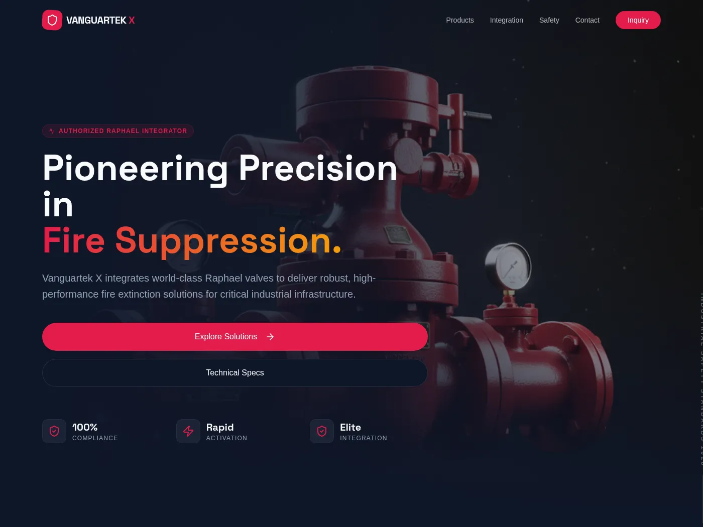 Vanguartek X Webpage