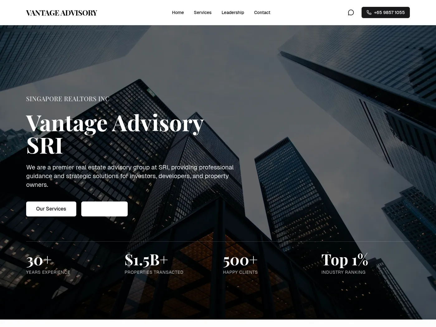 Vantage Advisory Site
