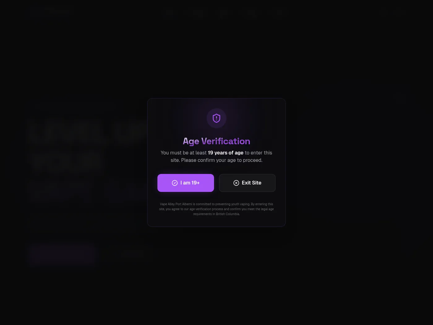 Vape Alley Web Presence