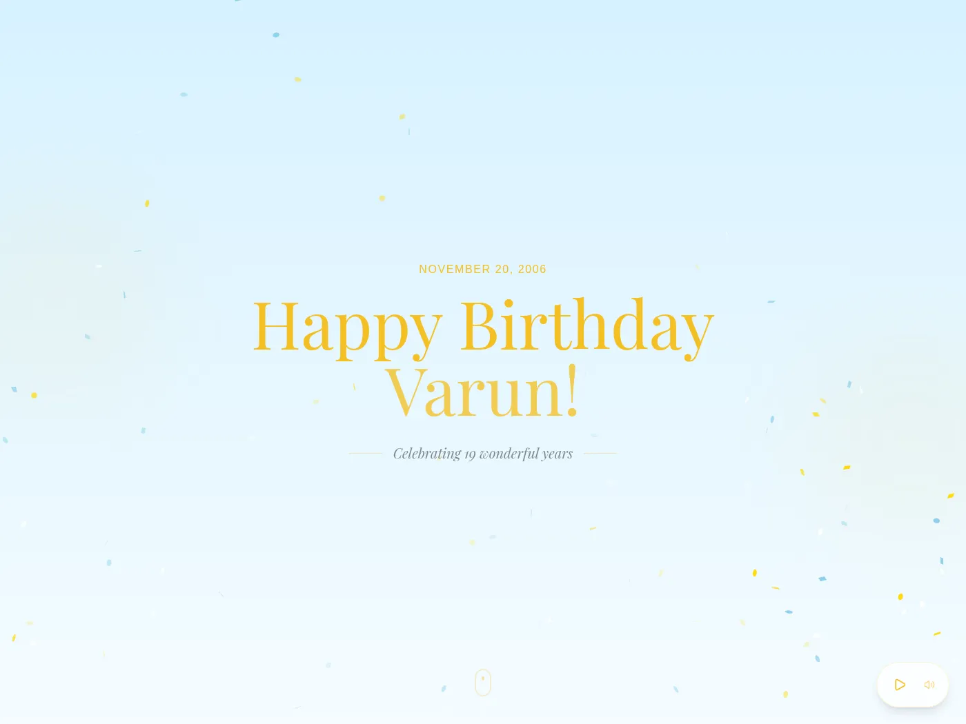 Varun's Birthday Bash