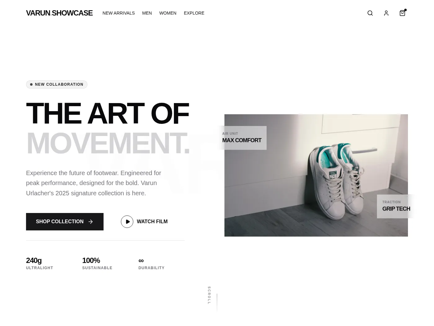 Varun's Shoe Showcase