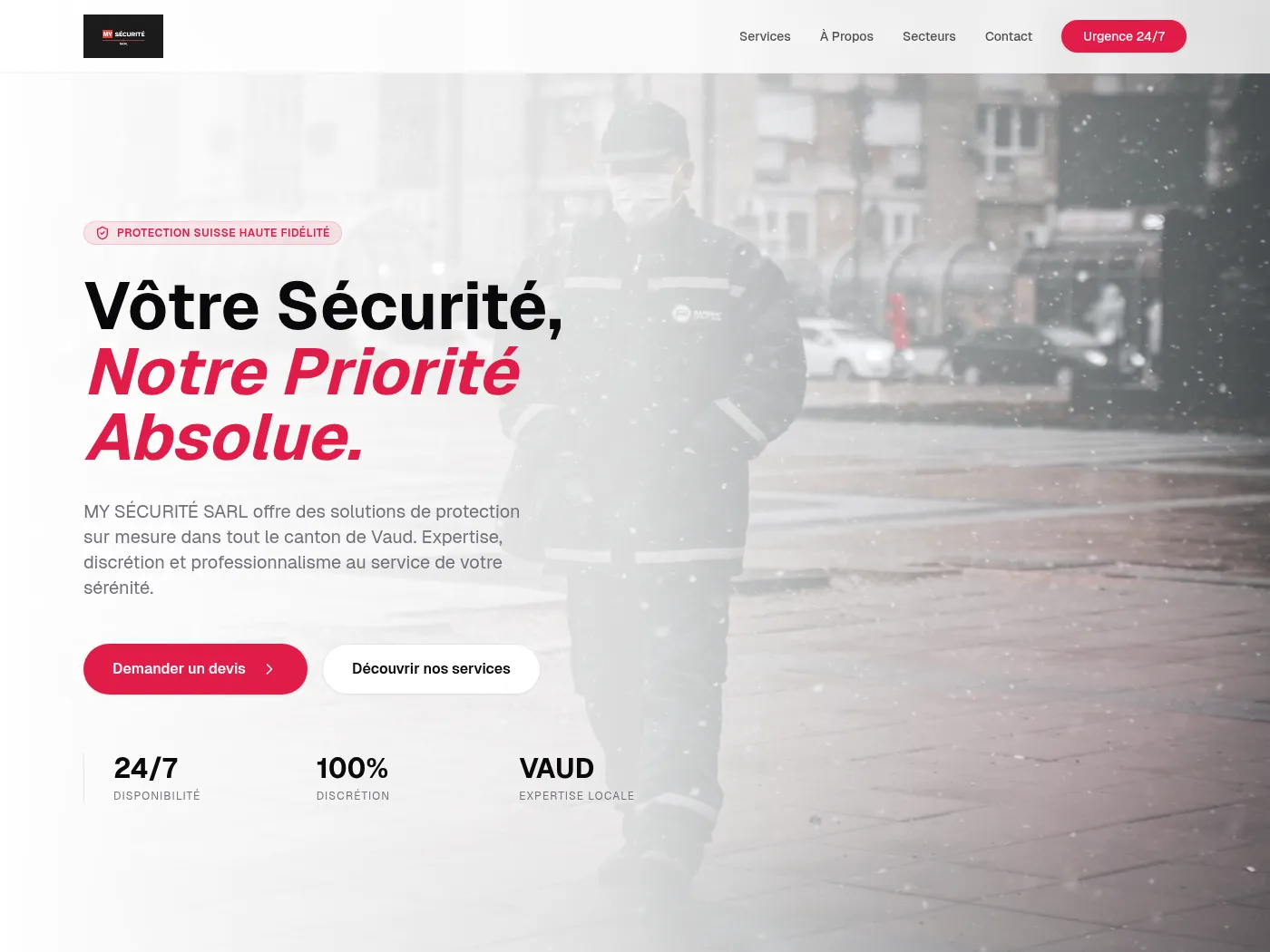 Vaud Security Pro Site