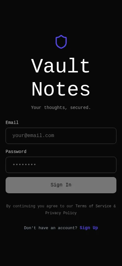 Vault Notes