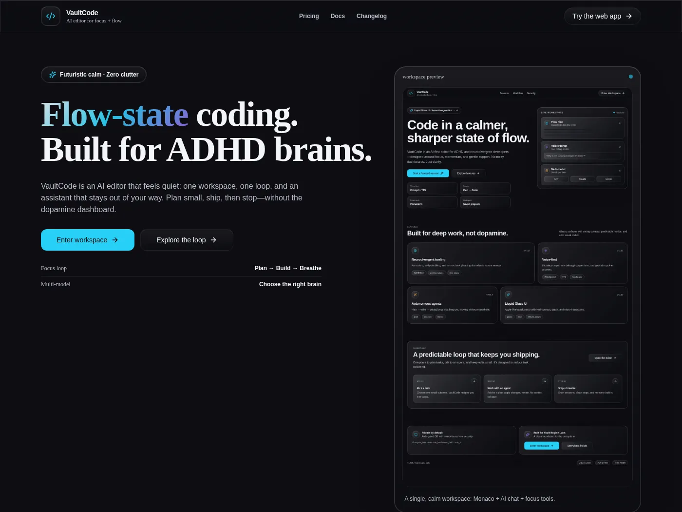 VaultCode AI Editor