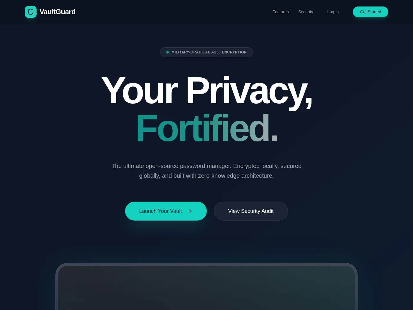 VaultGuard Password Manager