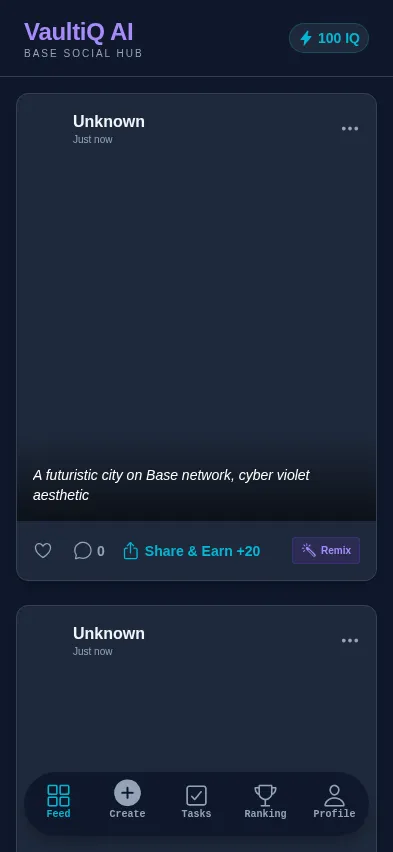 VaultiQ AI Mini App