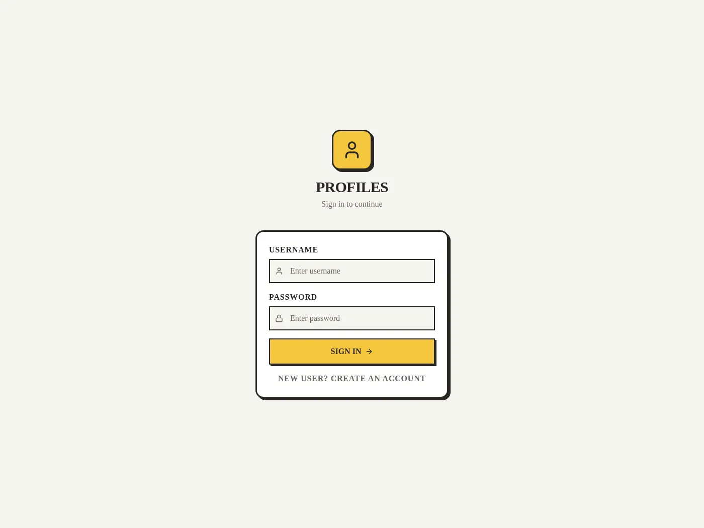VaultNote Profiles