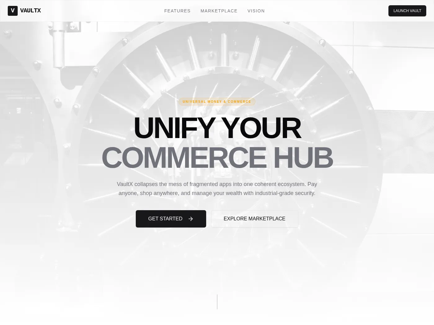 VaultX Universal Commerce