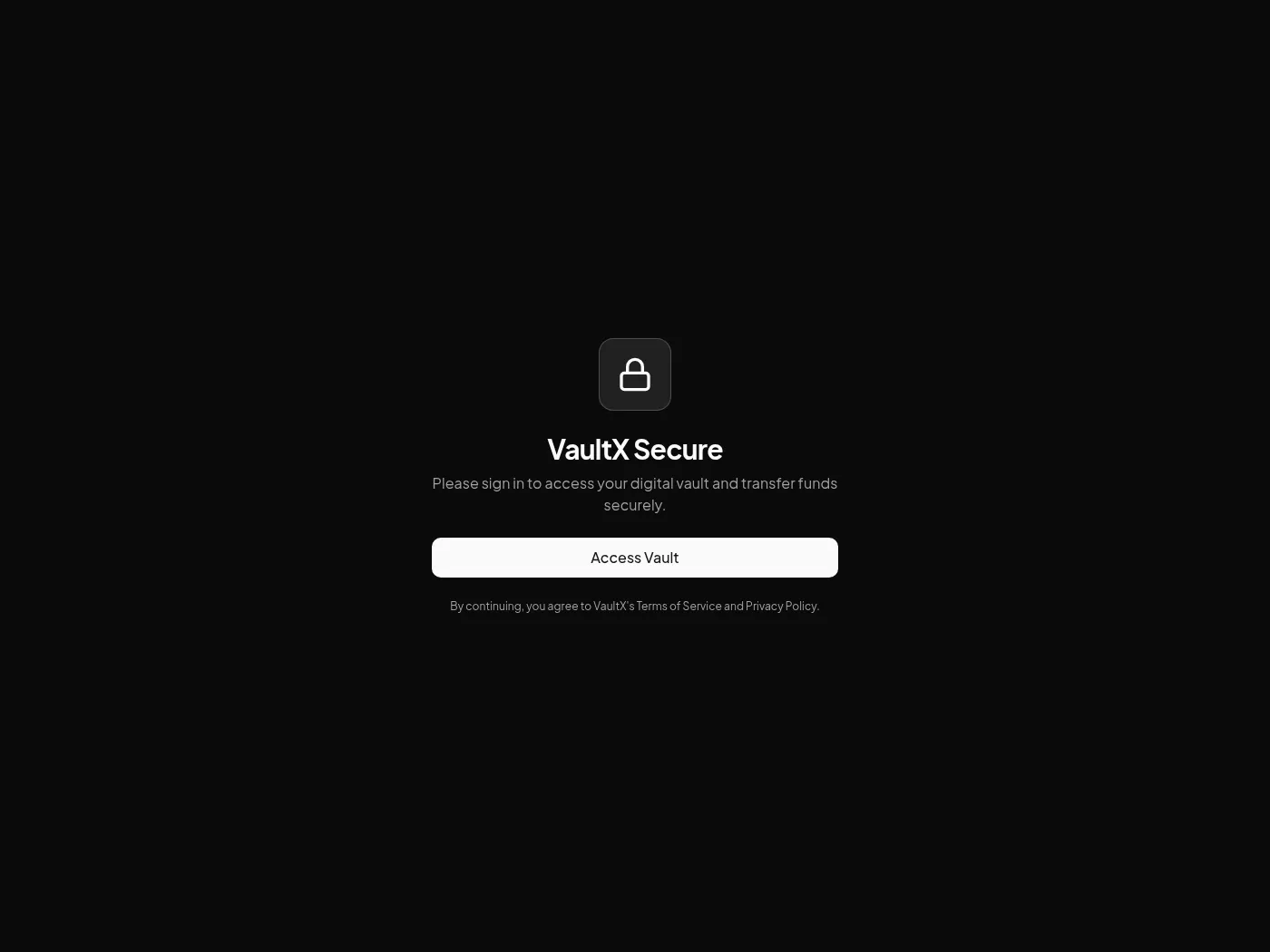 VaultX Money Transfer