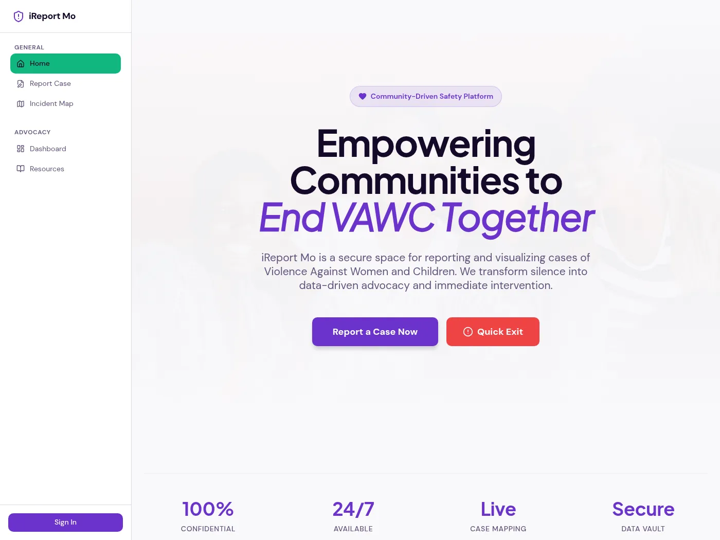 iReport Mo Platform
