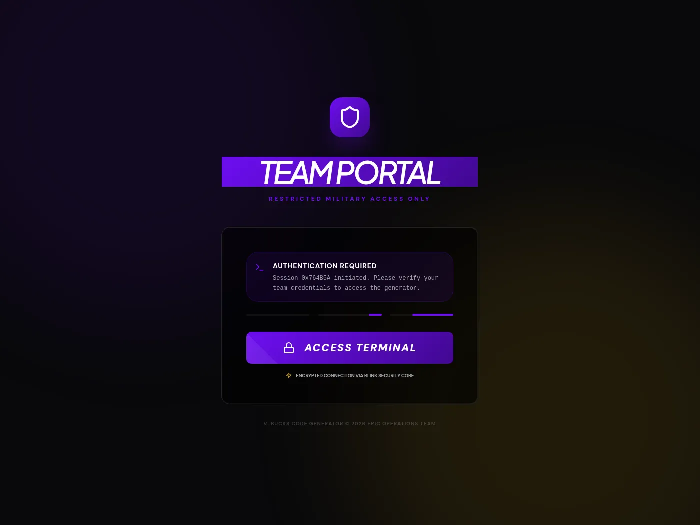 V-Bucks Code Generator