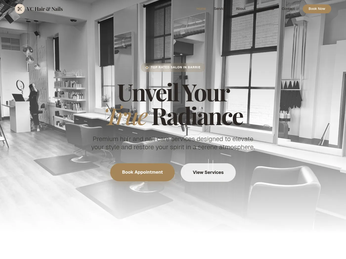 VC Hair & Nails Site