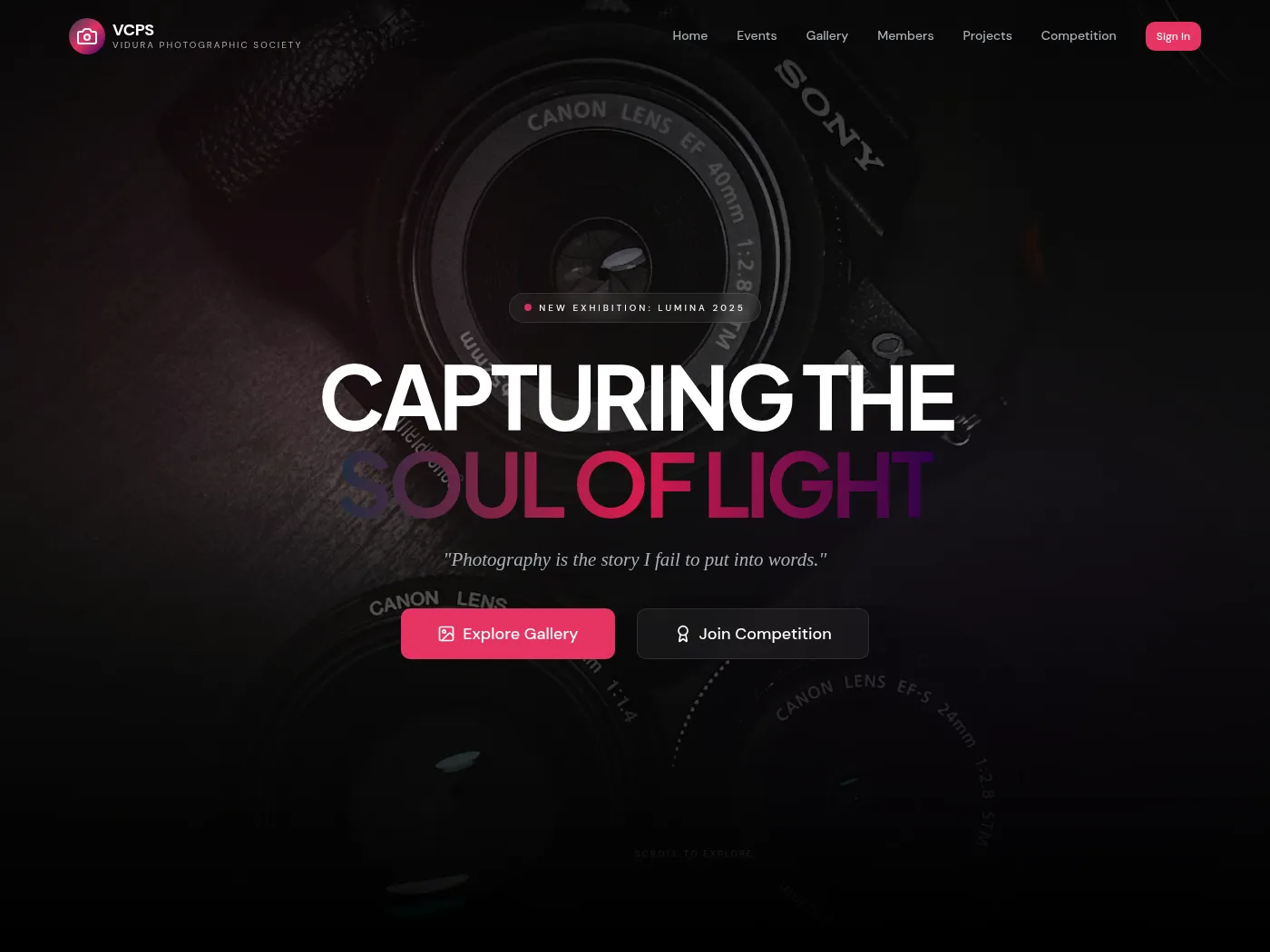 Vidura Photo Society Portal