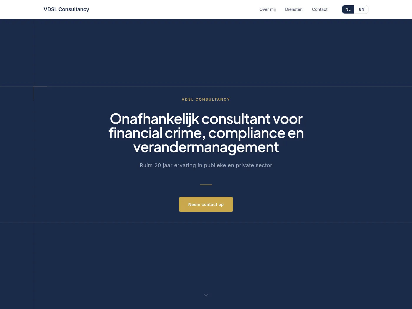 VDSL Consultancy Web One-Pager