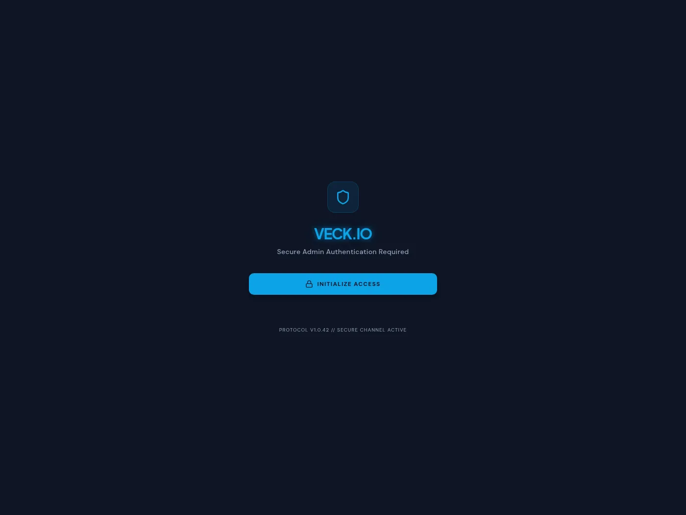 Veck.io Admin Console