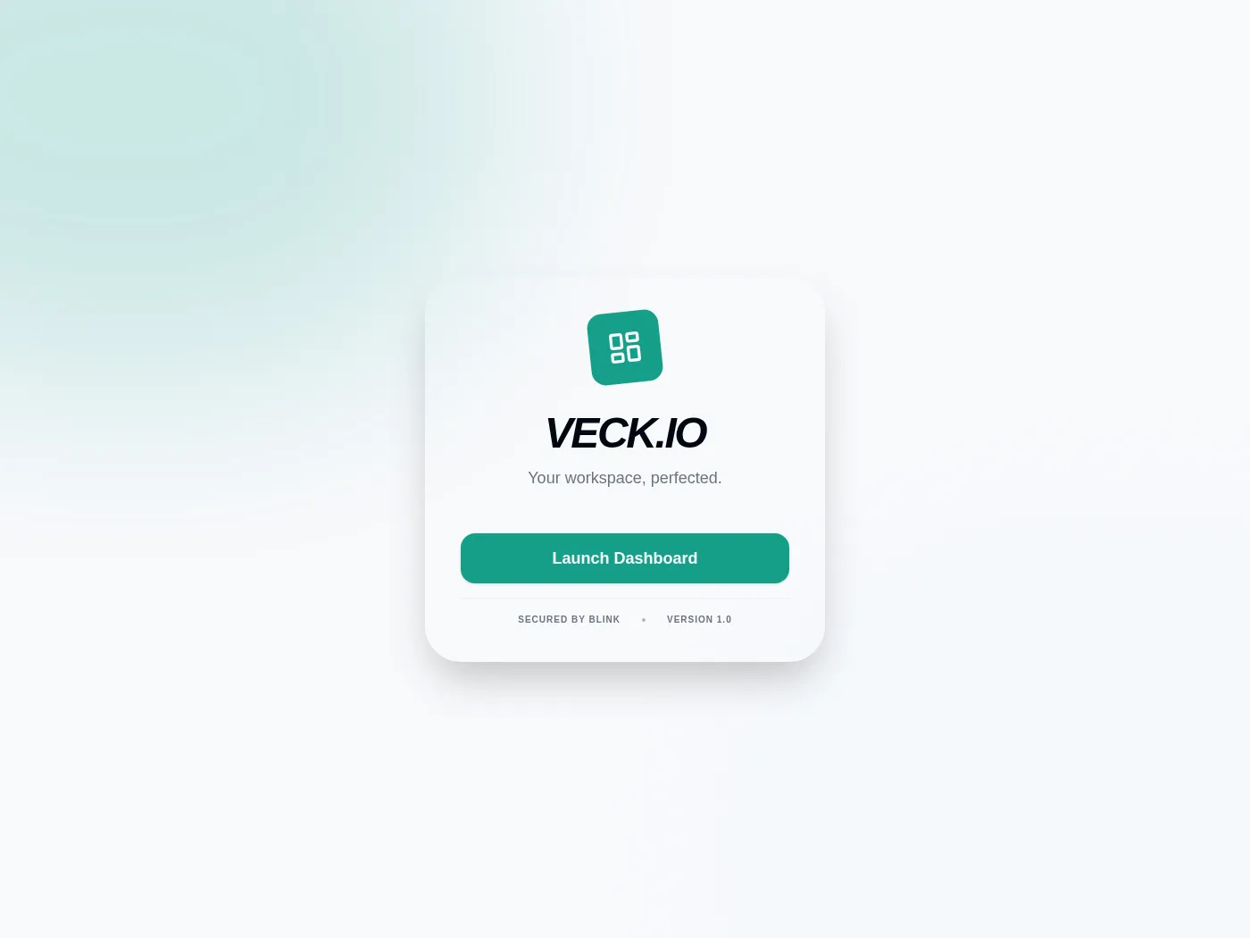 Veck.io Dashboard