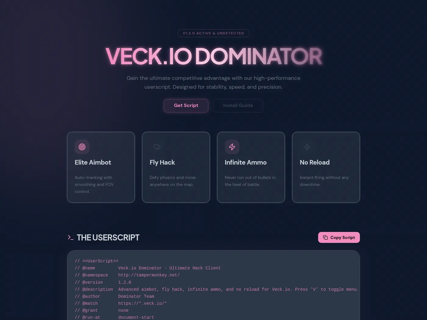 Veck.io Game Advantage