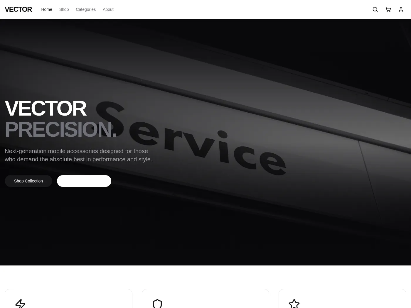 Vector Mobile Accessories PWA