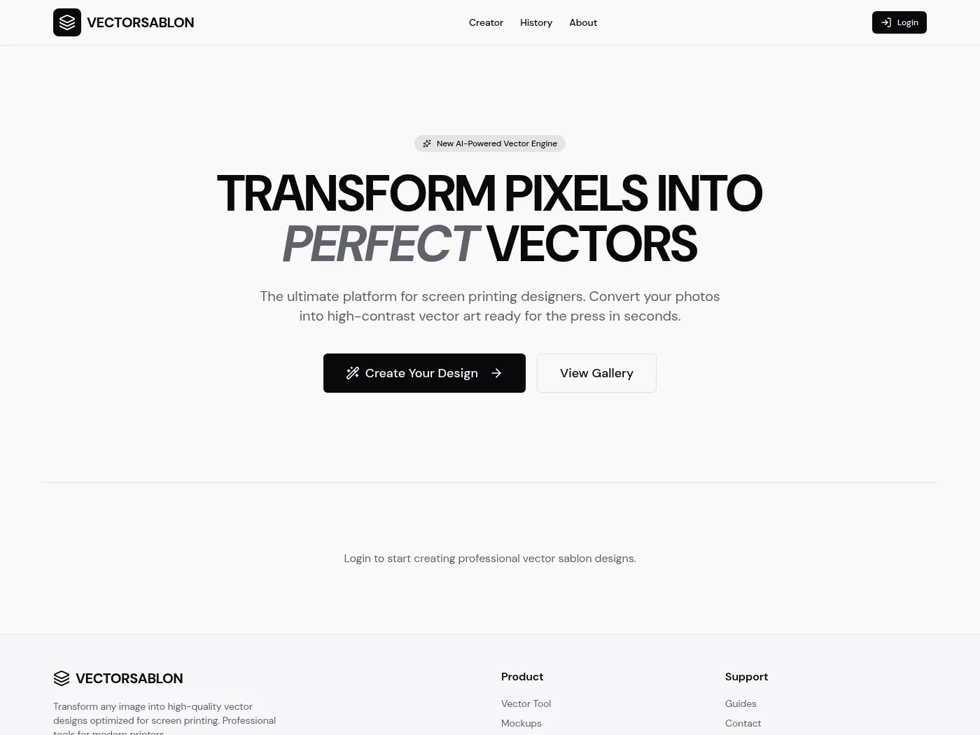 Vector Sablon Creator