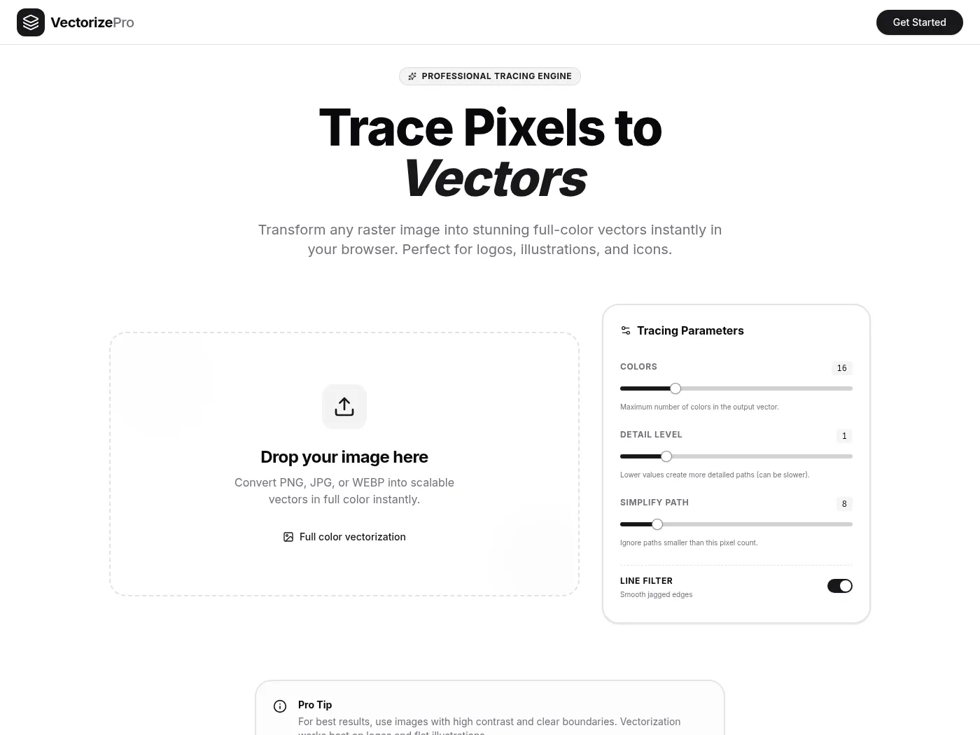 Vectorize Pro