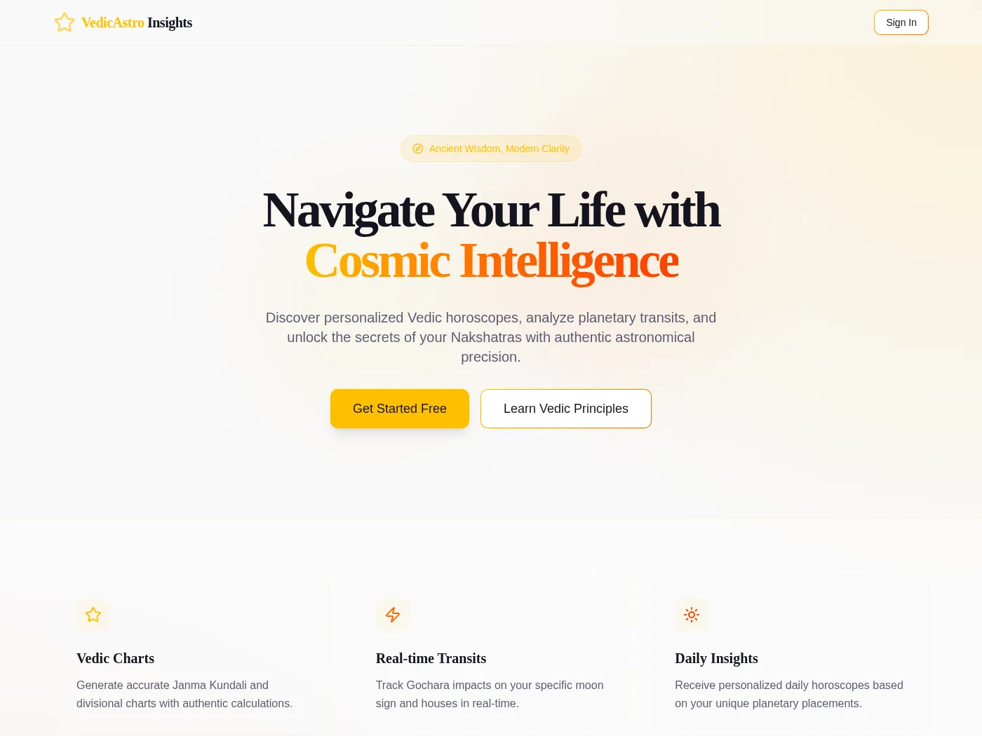 VedicAstro Insights
