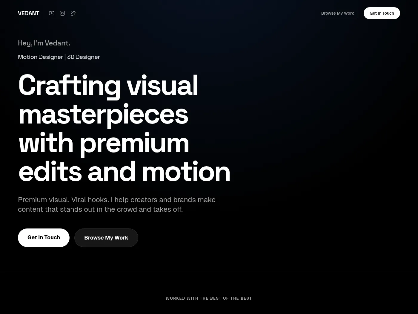 Veduboi Portfolio Clone