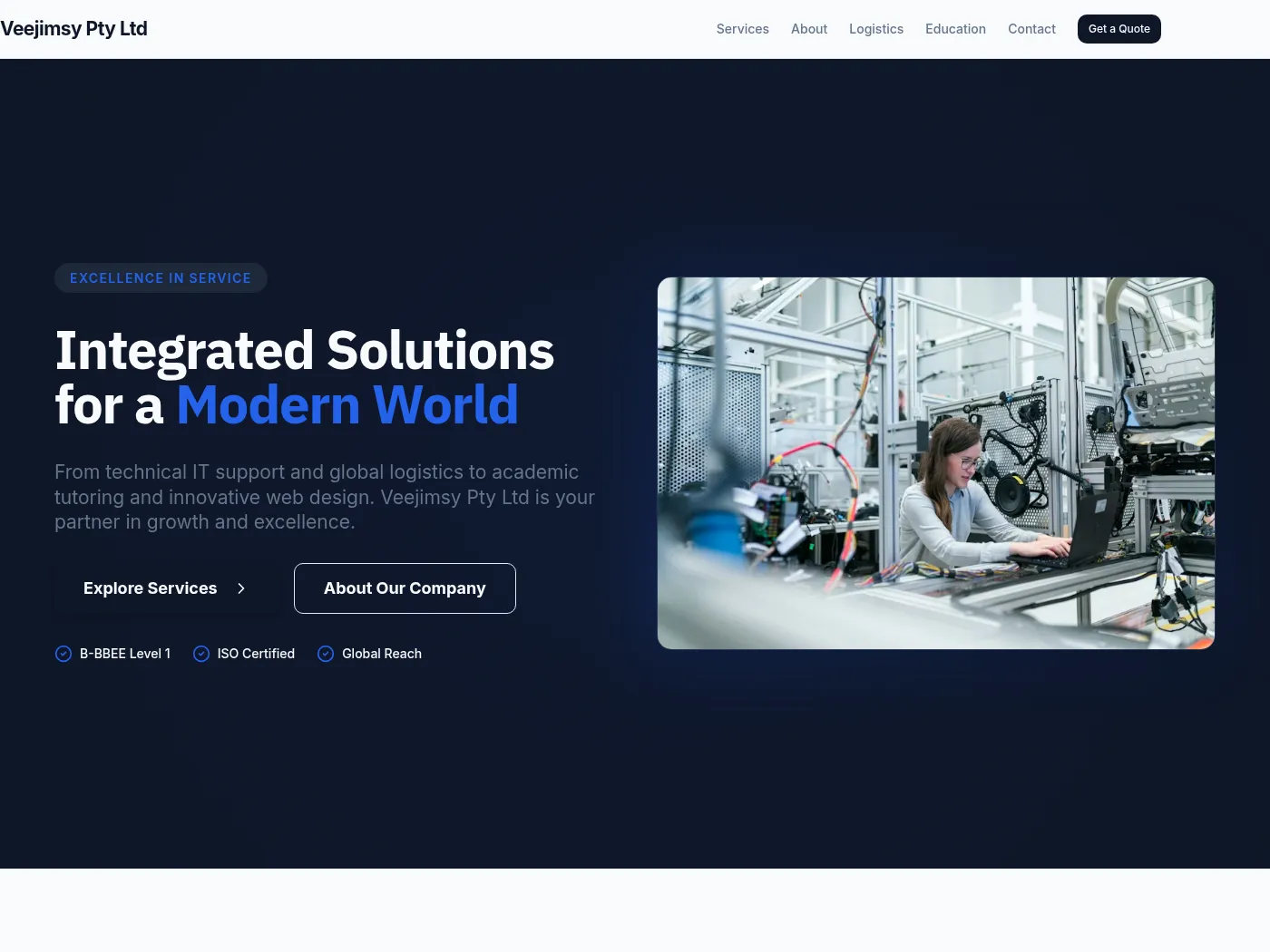 Veejimsy Services Hub