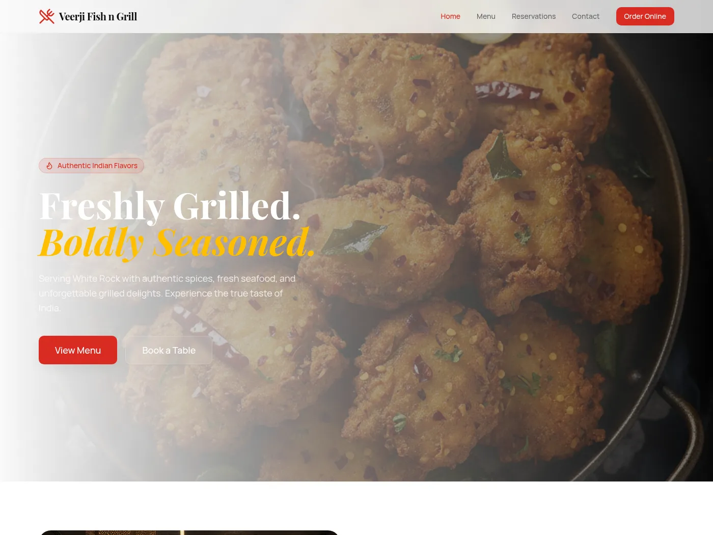 Veerji Fish n Grill Web