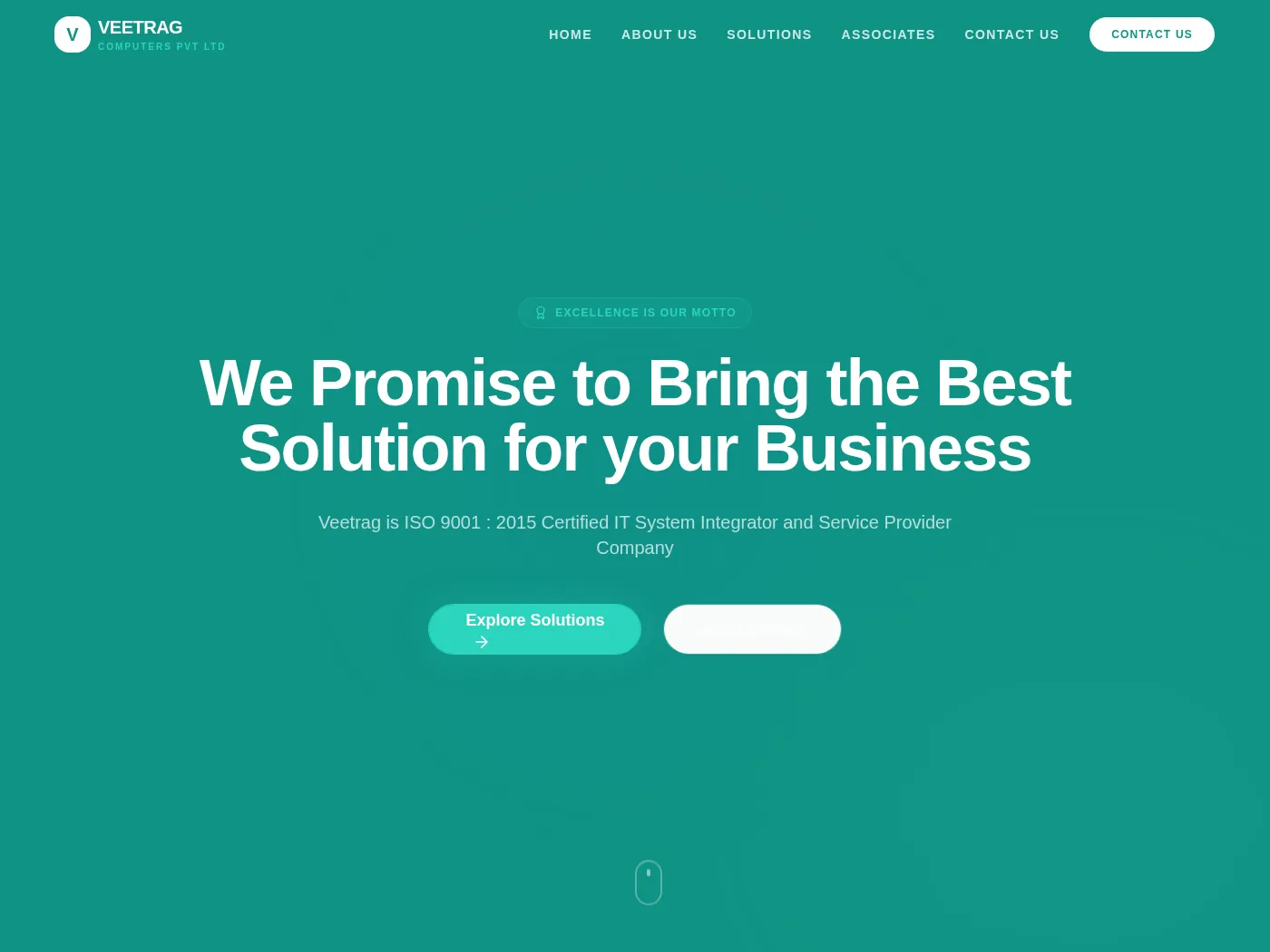 Veetrag Pro Website Revamp