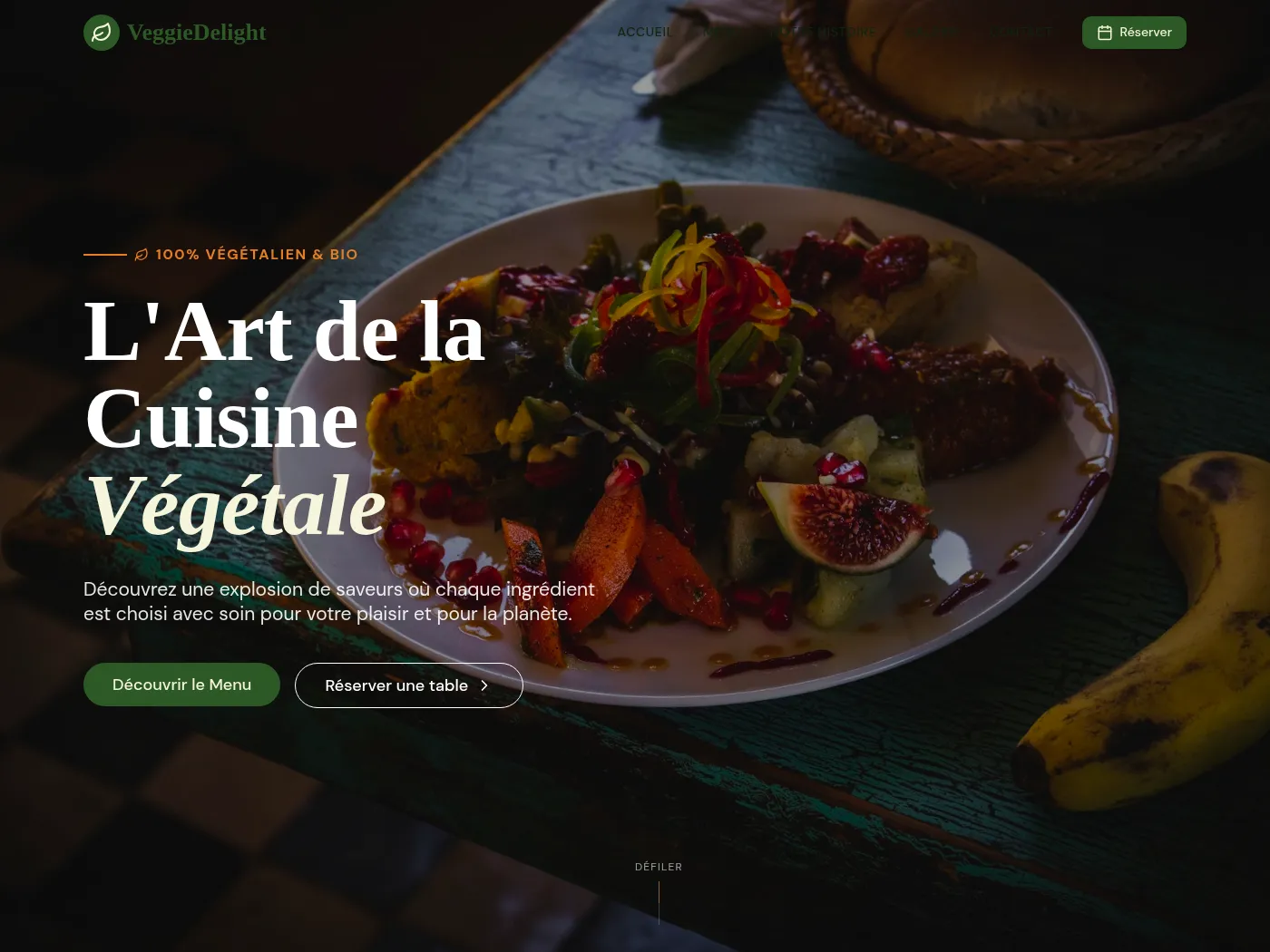 VeggieDelight Site