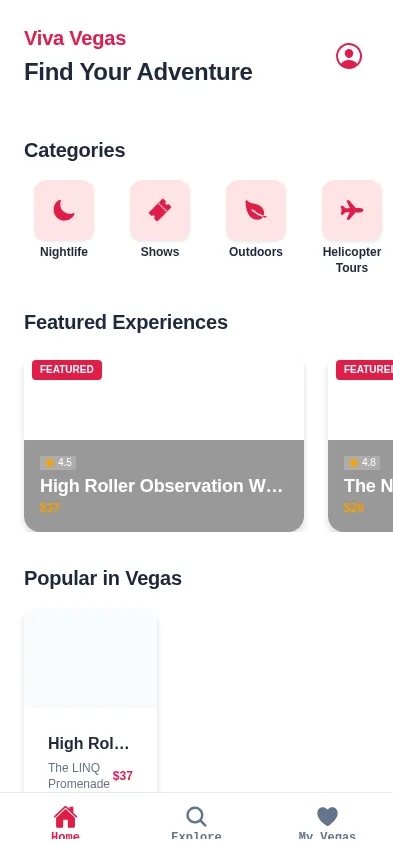 Vegas Things To Do App