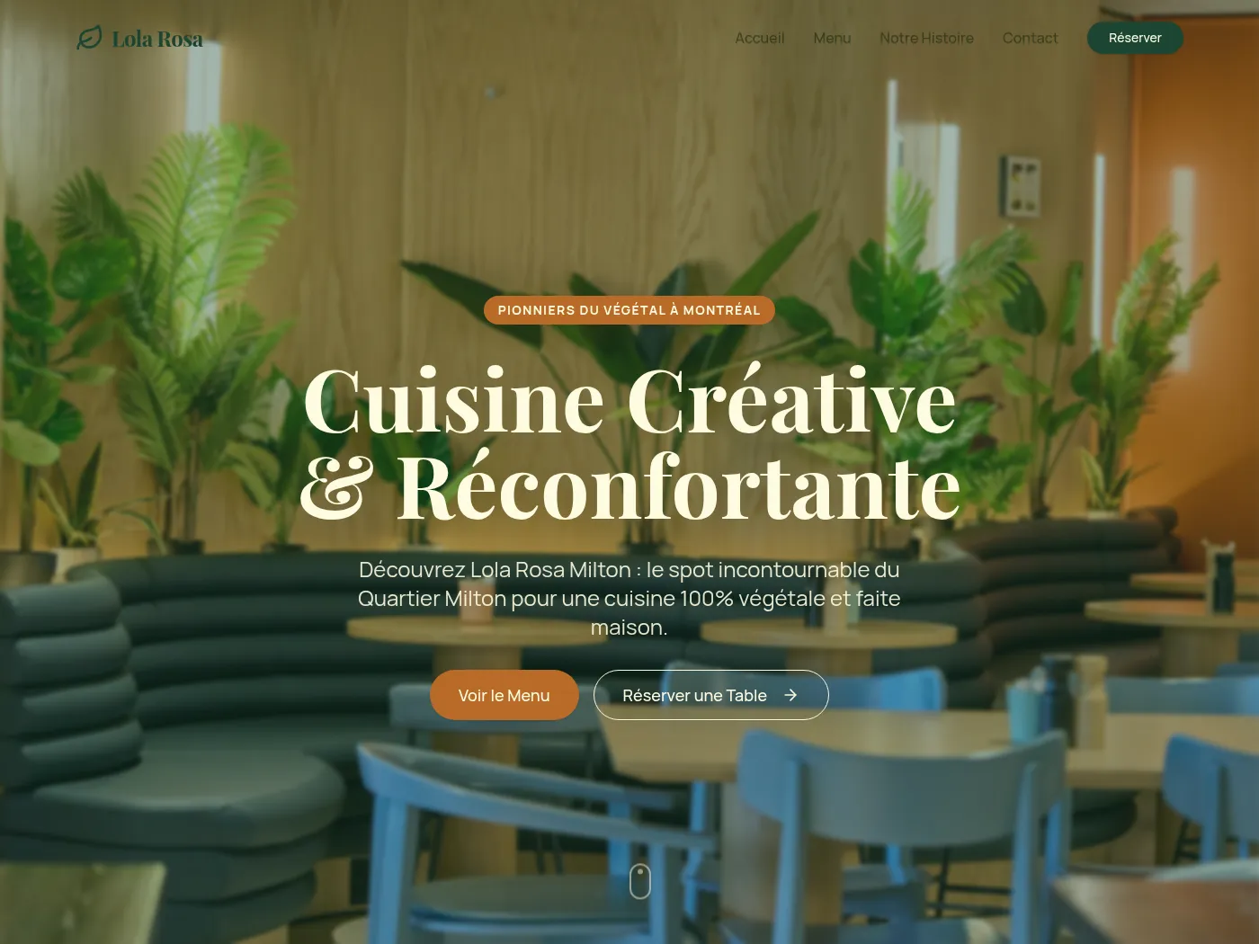 Veggie Bistrot Website