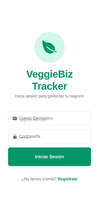 VeggieBiz Tracker
