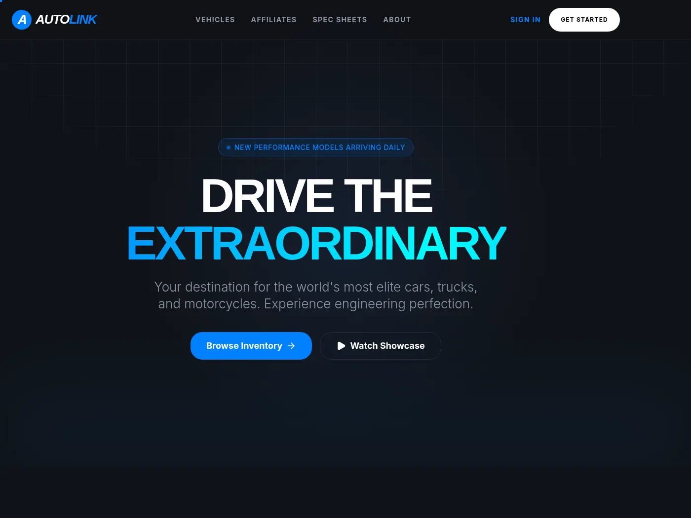 TireLink Landing Page