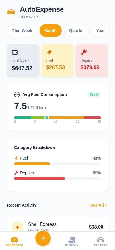 AutoExpense Tracker