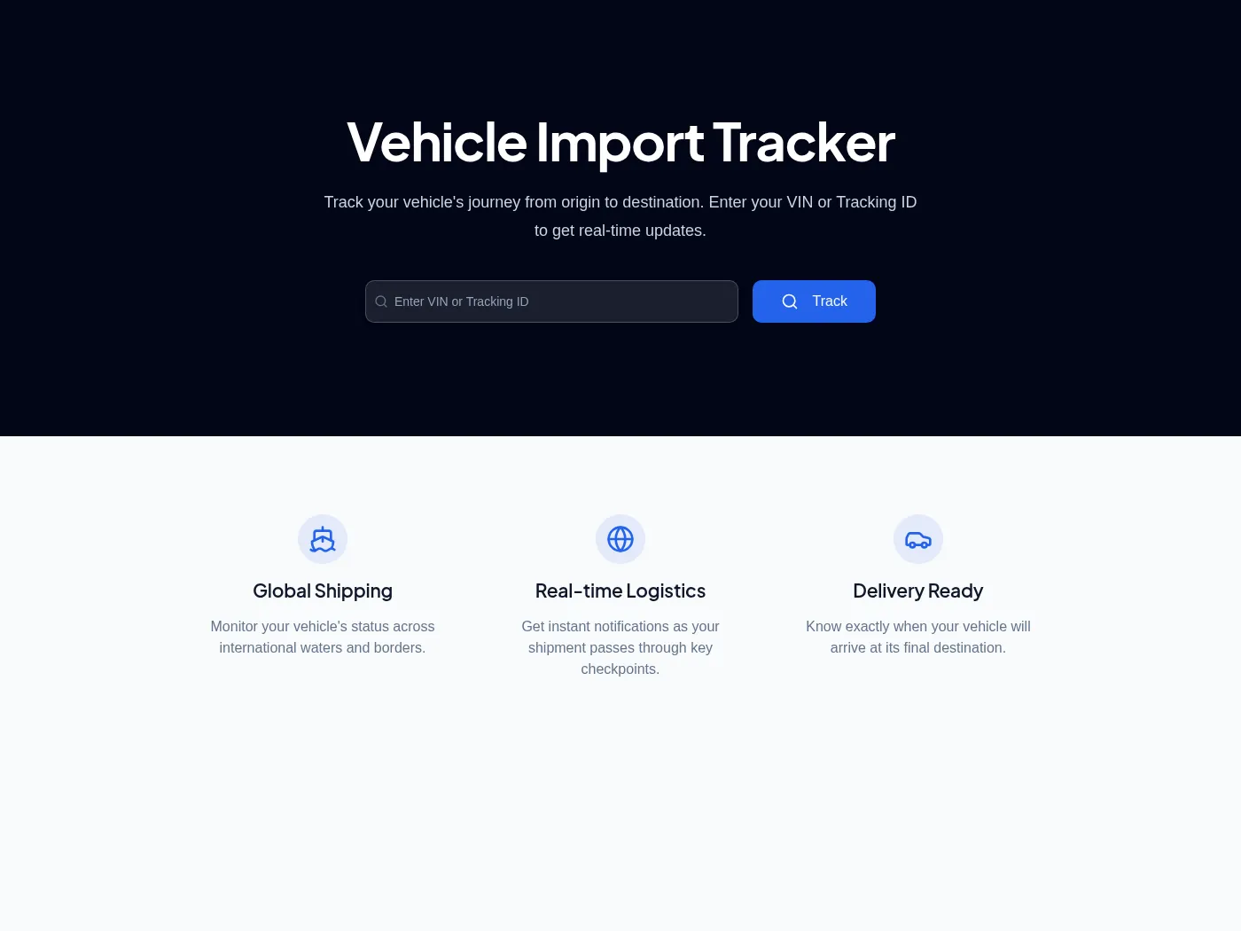 China-Algeria Vehicle Tracker