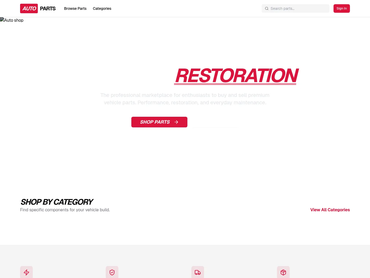 AutoParts Marketplace