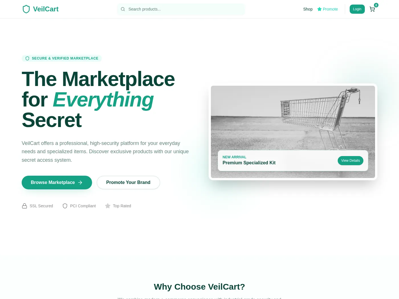 VeilCart Marketplace