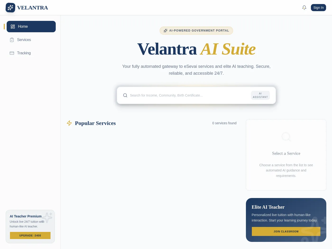 Velantra AI Suite