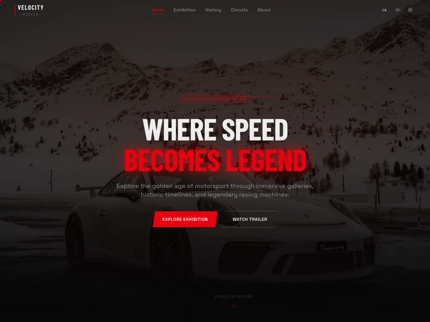 Velocity Museum Web Experience
