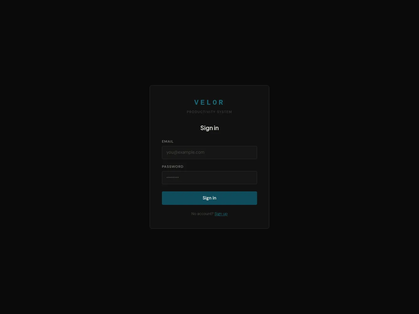 VELOR Productivity System (Remix)