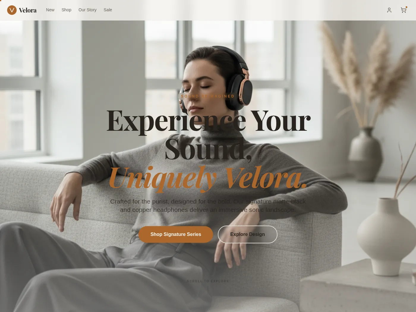 Velora E-Commerce Showcase